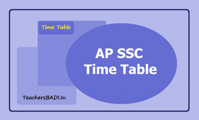 AP SSC Time Table 2025 for 10th Class Public Exams on bse.ap.gov.in