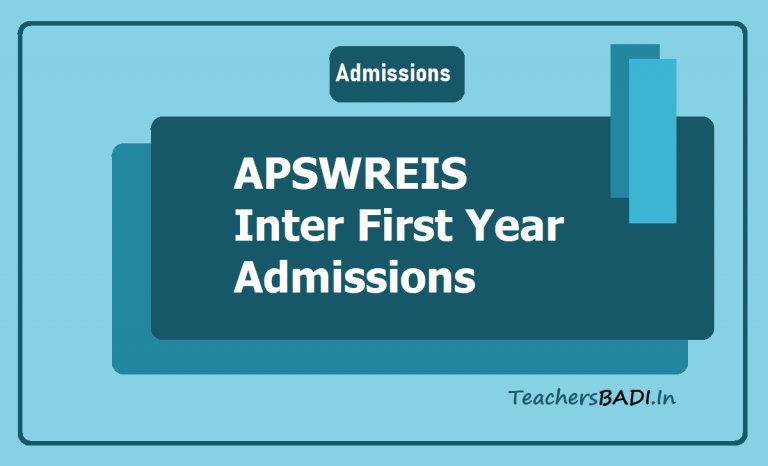 APSWREIS Inter first year Admission 2025 in BR Ambedkar Gurukulams and ...