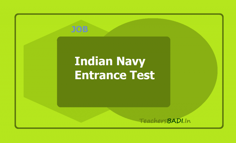 Indian Navy Entrance Test (INET) 2023, Apply Online till December 19