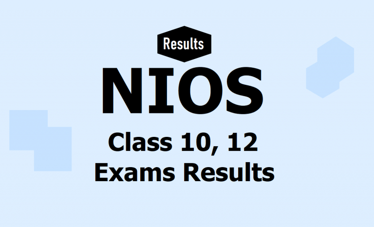 NIOS Class 10 Result 2025, Check Open School 10th result at results ...