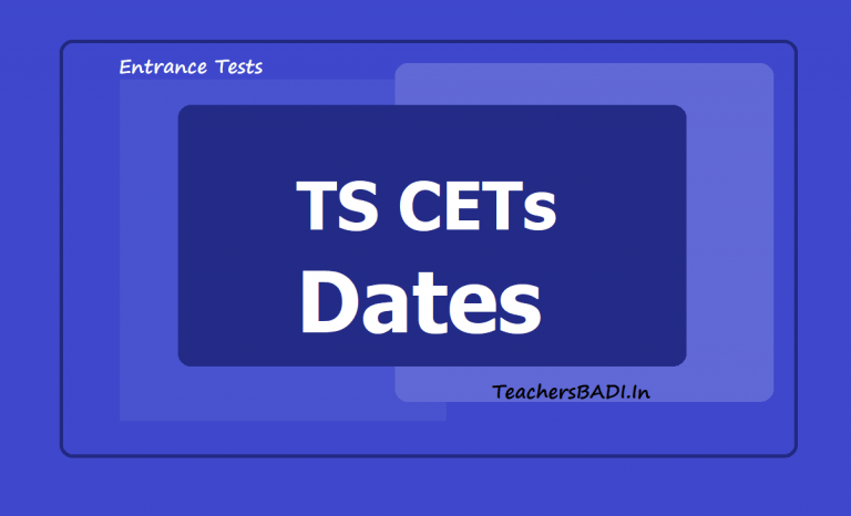 TG CETs 2025, check List of TS Common Entrance Tests details from here
