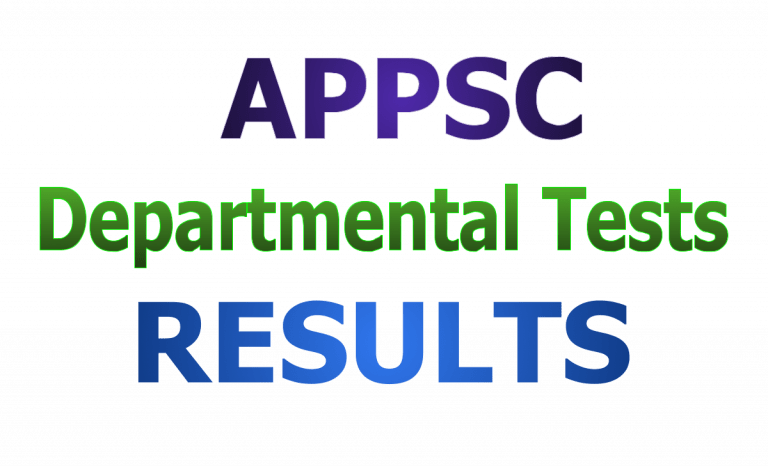 APPSC Departmental Tests Result 2025, How to check at psc.ap.gov.in