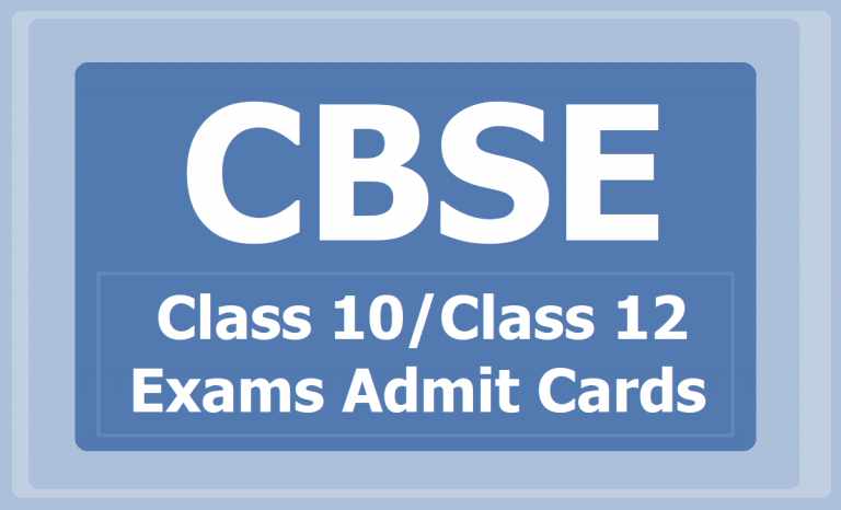 CBSE Class 10 Admit Card 2025 download from cbse.gov.in
