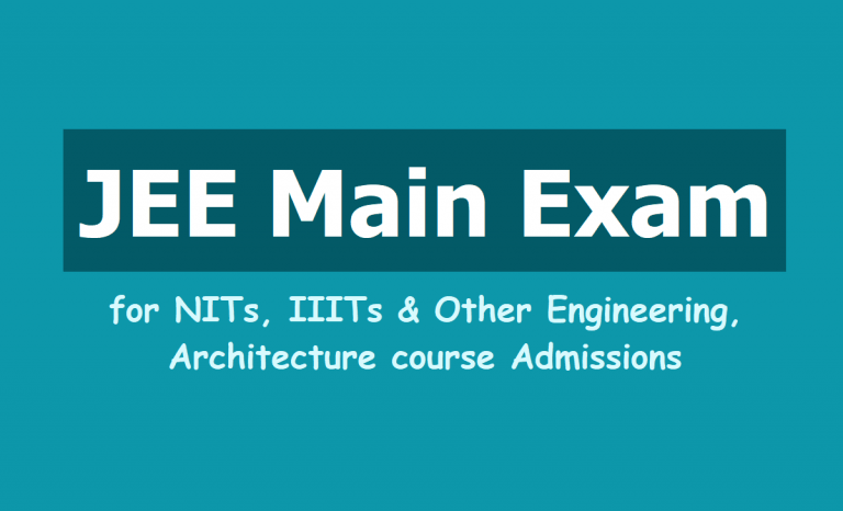 JEE Main 2025 for Engineering & Architecture Course Admissions