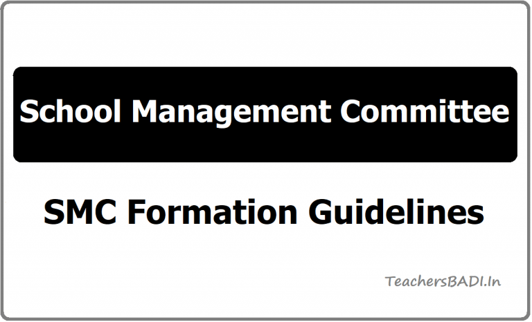 School Management Committee Formation Guidelines and Election Process -SMC