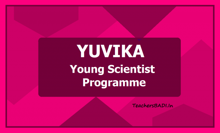 ISRO Young Scientist Programme 2025, YUVIKA for School Students