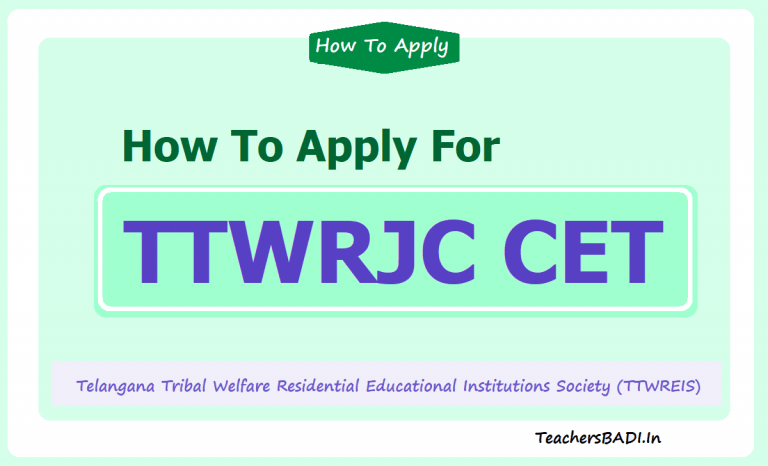 TGTWRJC CET Online Application 2025, How to apply for TS Gurukul RJC ...