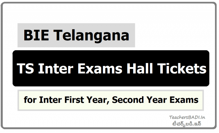 TG Inter Hall Ticket 2025 download at tgbie.cgg.gov.in for Intermediate ...