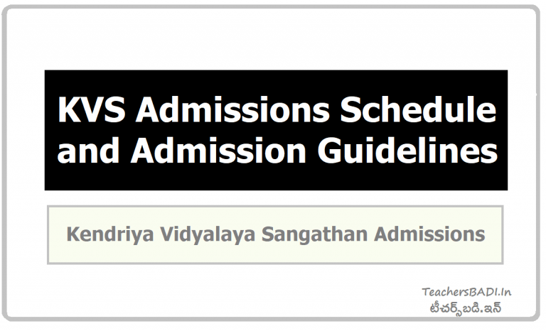 KVS Admission Schedule 2026 for Kendriya Vidyalayas & Apply at ...