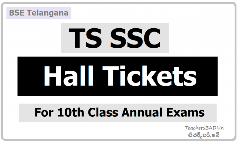 TG SSC Hall Ticket 2025 Download from bse.telangana.gov.in for 10th ...