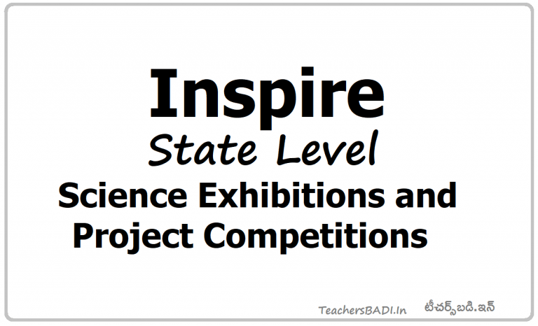 SLEPC 2025, TS State Level INSPIRE Science Exhibition & Project ...