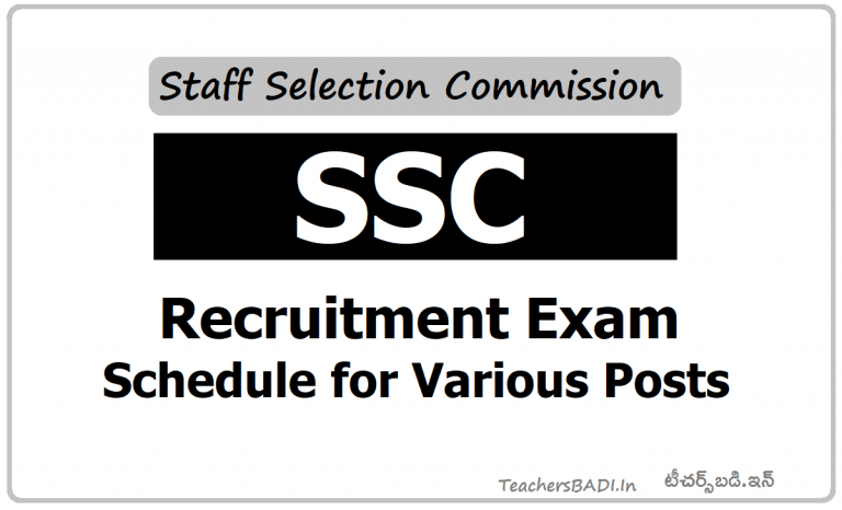 SSC Recruitment 2025, check Staff Selection Commission various posts ...