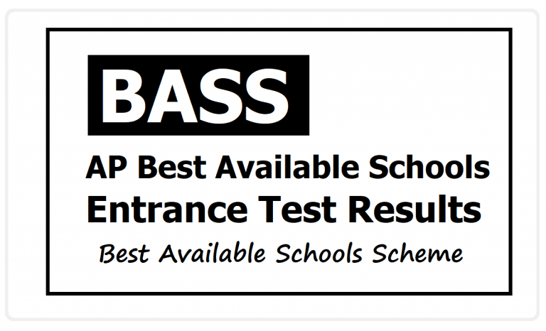 AP Best Available Schools BAS Entrance Test Results 2023 for 1st, 3rd ...
