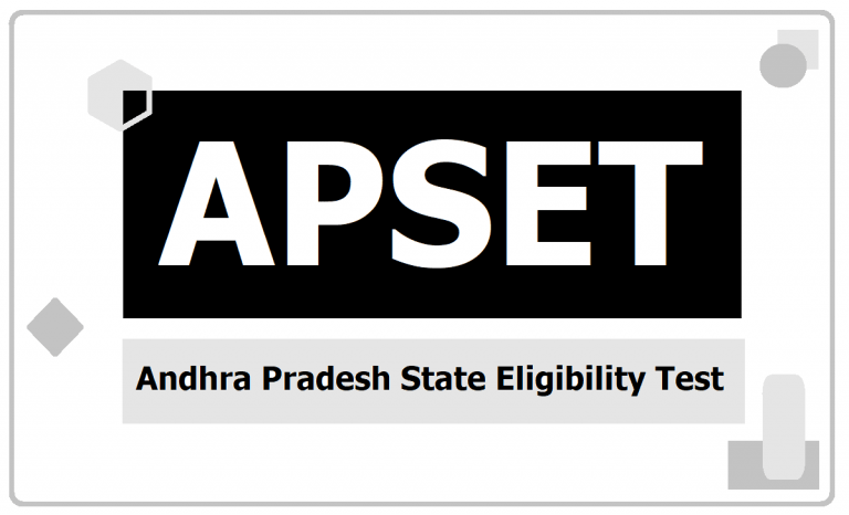 APSET 2025, Apply Online for AP State Eligibility Test at apset.net.in