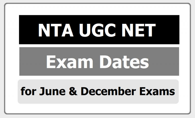 UGC NET Exam Date 2025 for June and December Exams