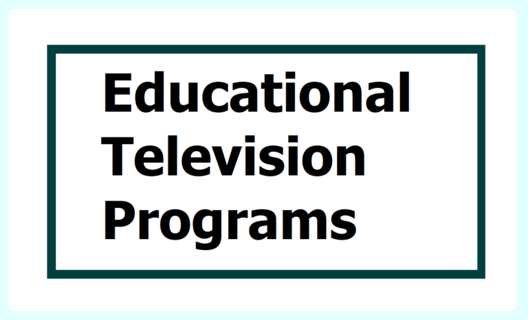 Educational Television Programs through T SAT TV, DD Yadagiri, DD ...