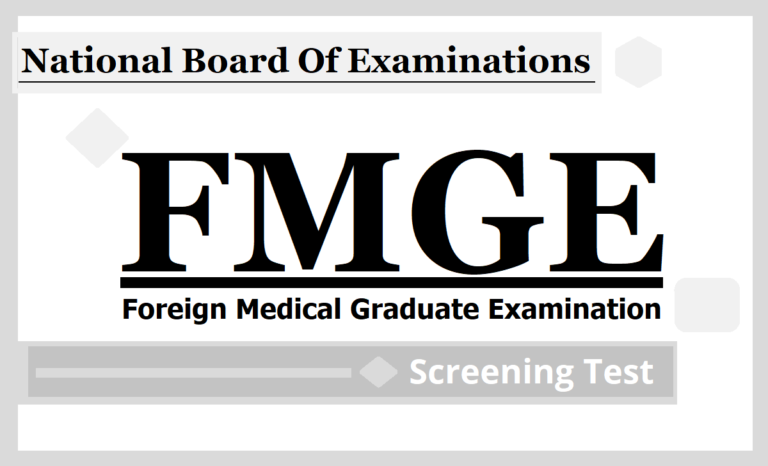 FMGE 2025, Apply at NBE Web Portal for Foreign Medical Graduate Examination