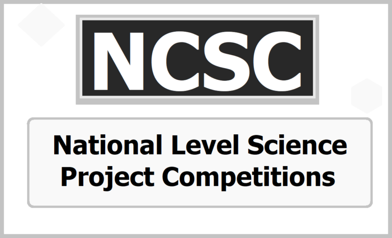 NCSC National Level Science Project Competitions 2023