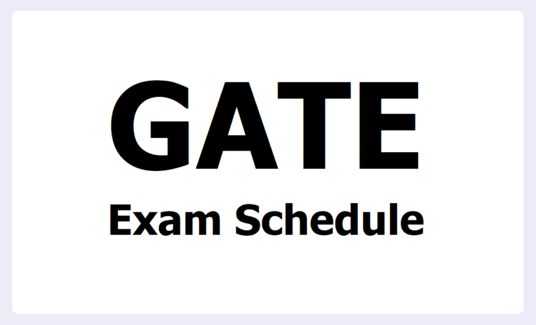 GATE Exam Schedule 2025 released for Graduate Aptitude Test for Engineering