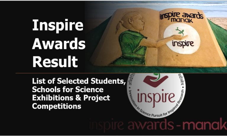 Inspire Awards Result 2025: List of Selected Students, Schools for ...