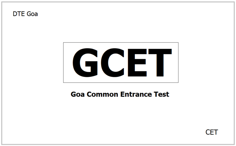GCET 2025, Apply for Goa Common Entrance Test at dte.goa.gov.in