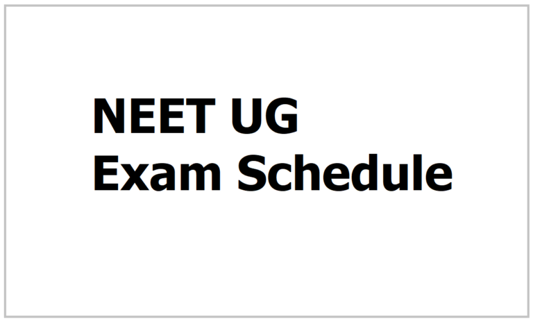 NEET UG Exam Date 2025, check exam schedule for National Eligibility ...