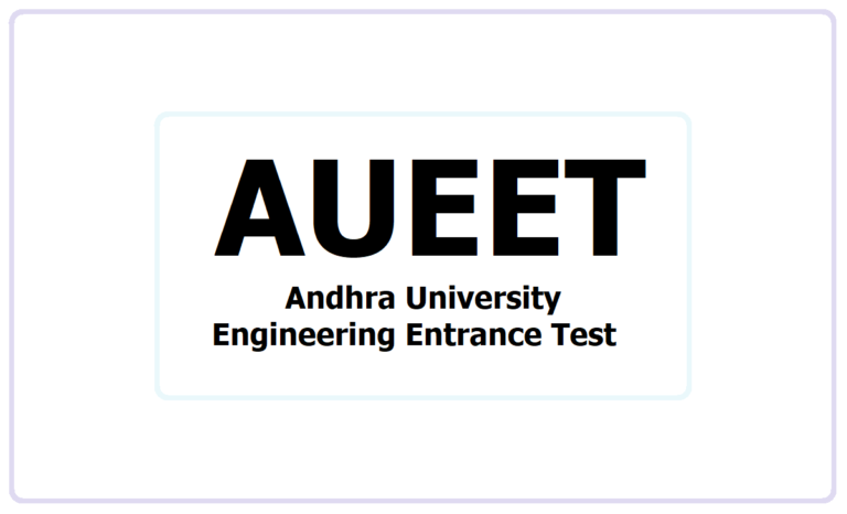 AUEET 2024: AU Engineering Entrance Test Notification