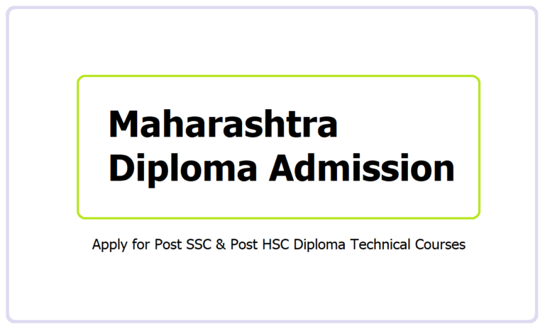 Maharashtra Diploma Admission 2025, Apply for Post SSC & Post HSC ...