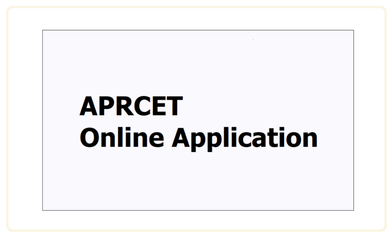 APRCET Online Application 2025, How to submit at sche.ap.gov.in
