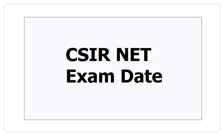 CSIR NET Exam Date 2025 announced on csirnet.nta.nic.in