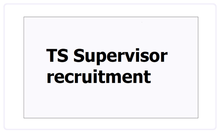 TGPSC Supervisor Hall Ticket 2025 for Extension officer Grade 1 posts