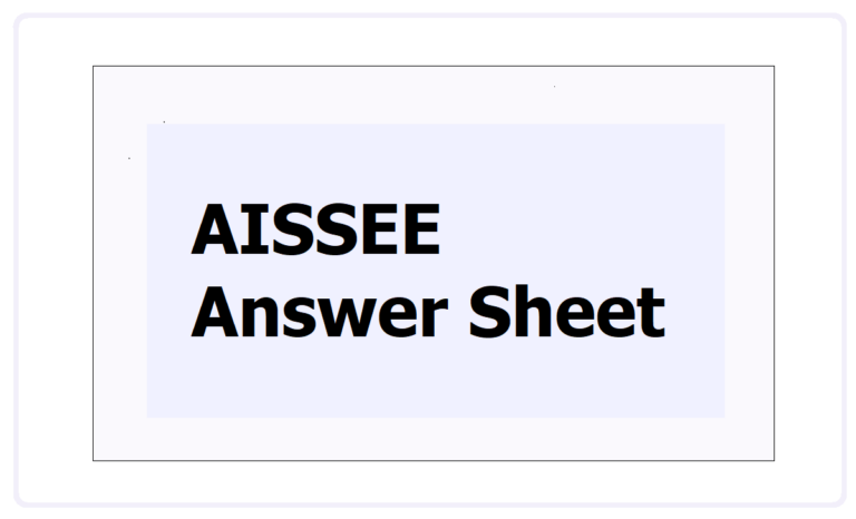 AISSEE OMR Answer sheet 2025 and recorded responses download from exams.nta.ac.in