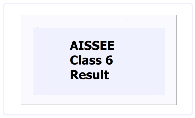 AISSEE Class 6 Result 2026 at exams.nta.ac.in, how to check result