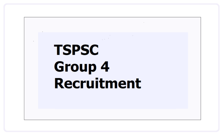 TGPSC Group 4 Notification 2026, Apply online at tspsc.gov.in