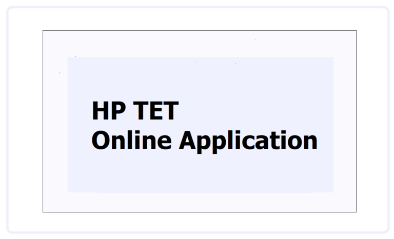 HP TET Online Application 2025, how to apply at hpbose.org