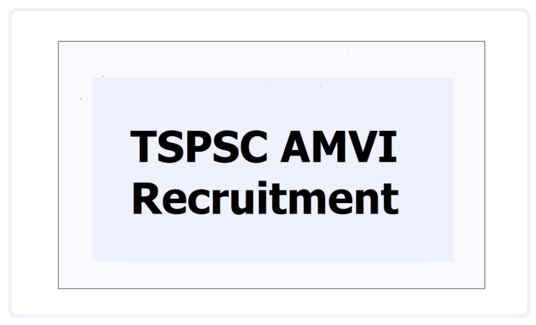 TSPSC AMVI Recruitment 2023, apply for Assistant Motor Vehicle ...